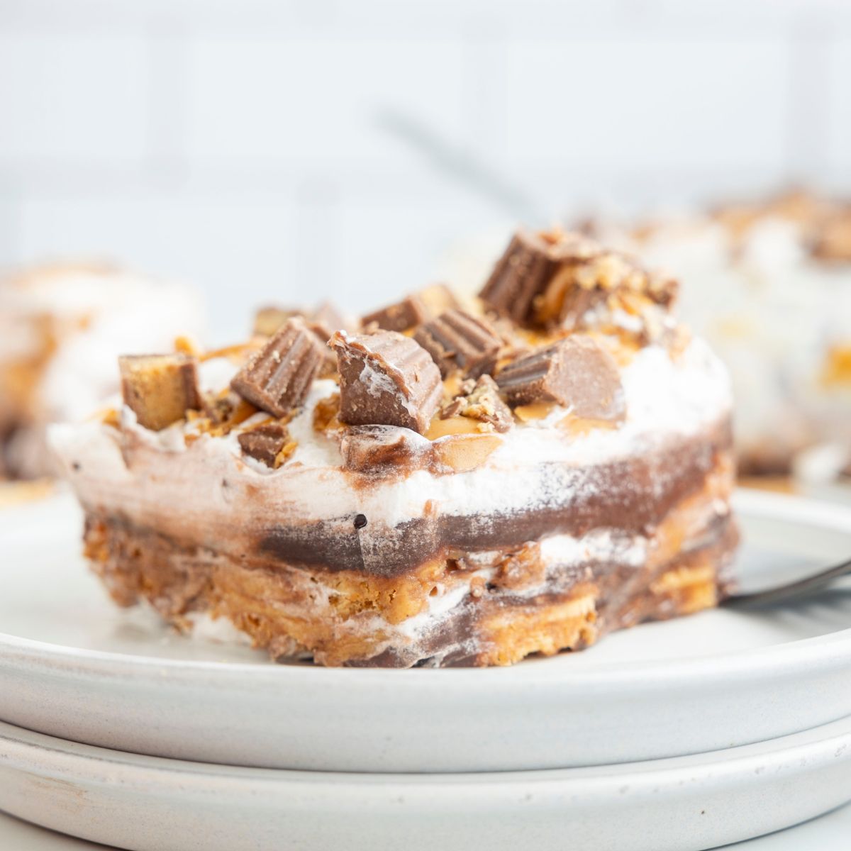 Nutter Butter Peanut Butter Icebox Cake - Together as Family