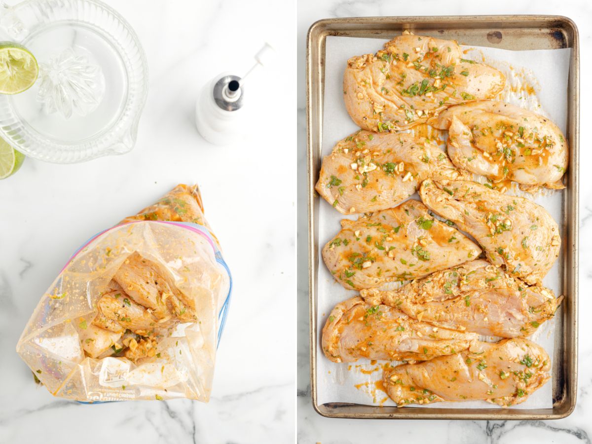 Sheet Pan Cilantro Lime Chicken (Cilantro-Lime Marinade) - Together as ...