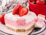 No Bake Strawberry Lush - Together as Family
