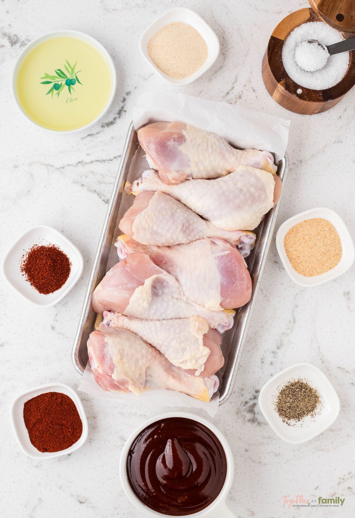 BEST Oven Baked BBQ Chicken Drumsticks Recipe - Together as Family