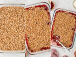 Easy Cherry Crisp (Cherry Pie Filling) - Together as Family