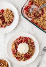 Easy Cherry Crisp (Cherry Pie Filling) - Together as Family