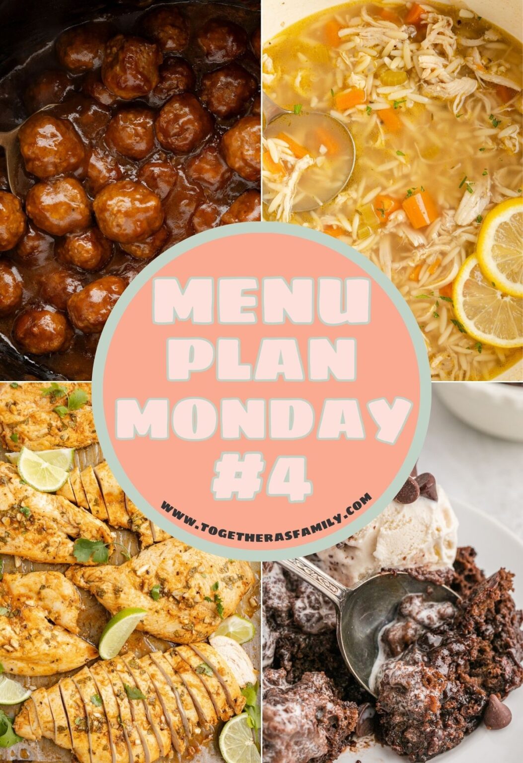 Menu Plan Monday #4 - Together as Family