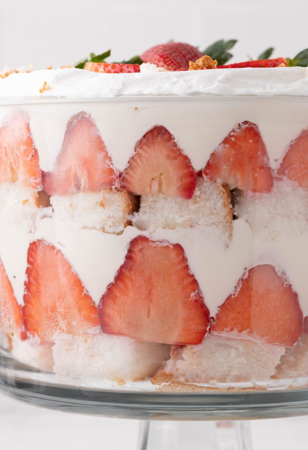 EASY Angel Food Cake Strawberry Trifle - Together as Family