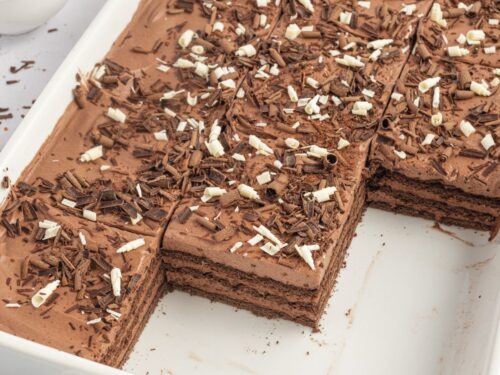 Chocolate Icebox Cake - Together as Family