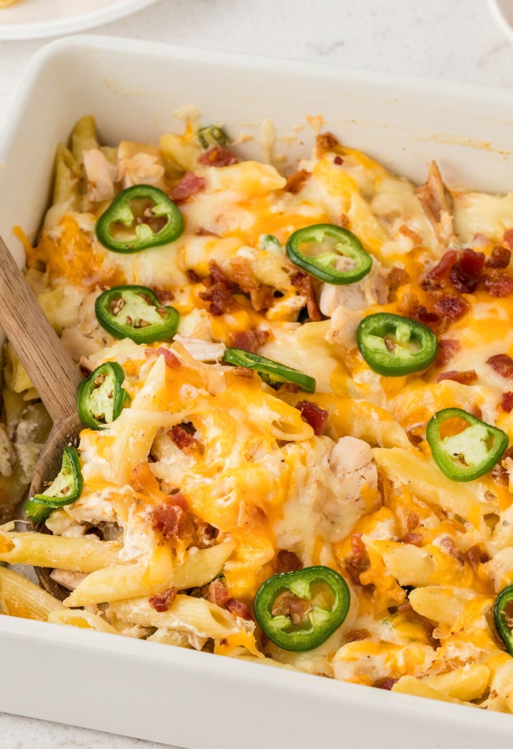Jalapeno Popper Chicken Casserole - Together as Family