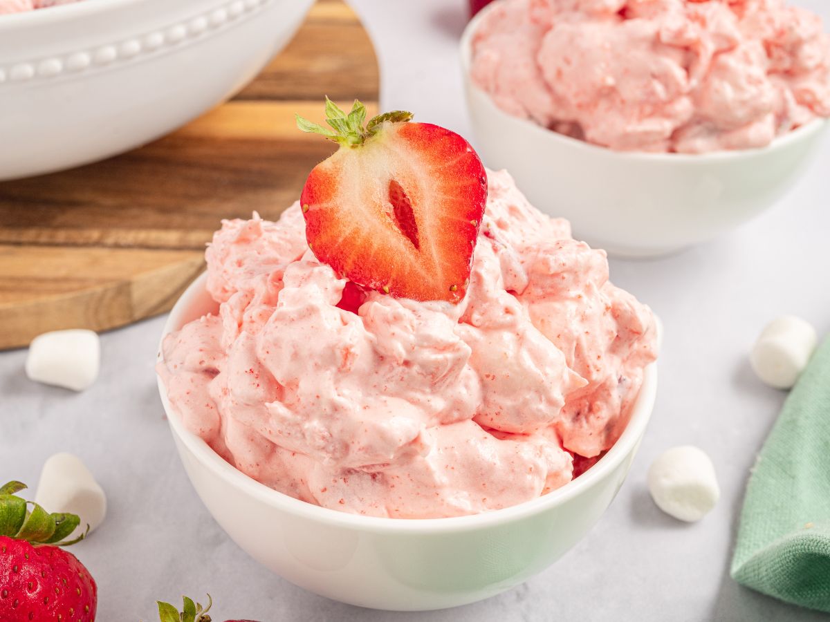 Strawberry Jello Fluff - Together as Family