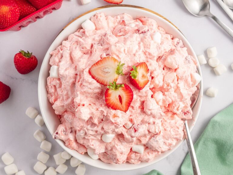 Strawberry Jello Fluff - Together as Family