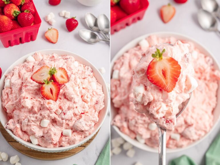 Strawberry Jello Fluff - Together as Family