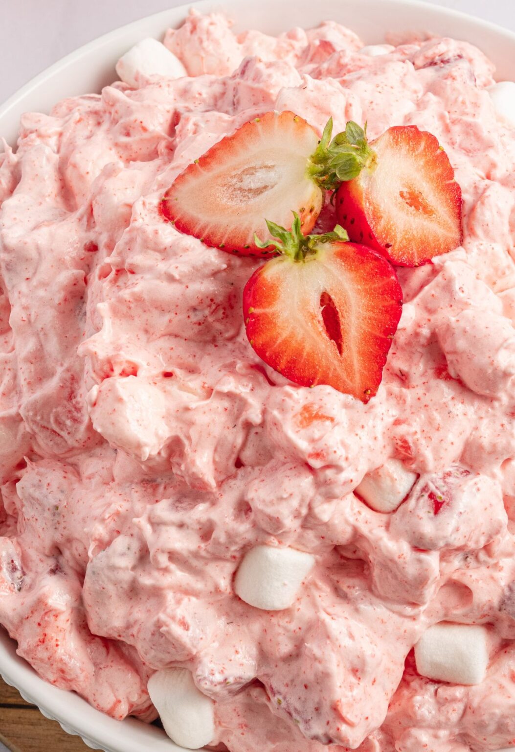 Strawberry Jello Fluff - Together as Family