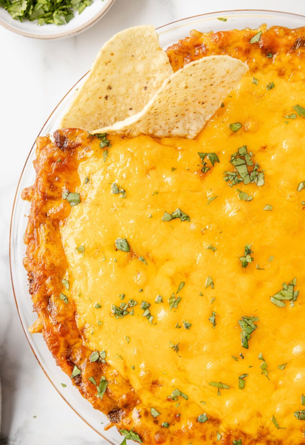 Texas Trash Dip (Cheesy Warm Bean Dip) - Together as Family
