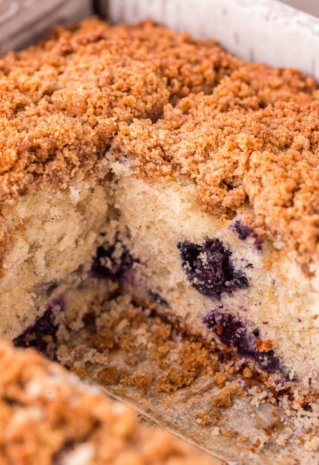 Blueberry Buckle Cake - Together as Family