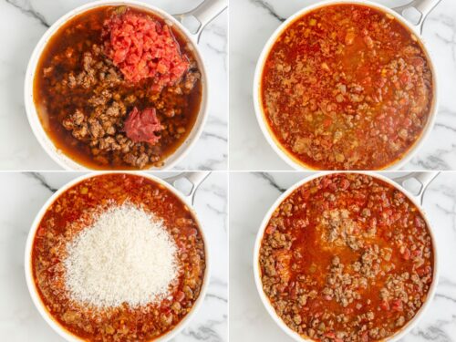 One Pot Cheesy Taco Rice - Together as Family