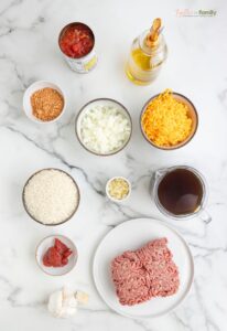 One Pot Cheesy Taco Rice - Together as Family