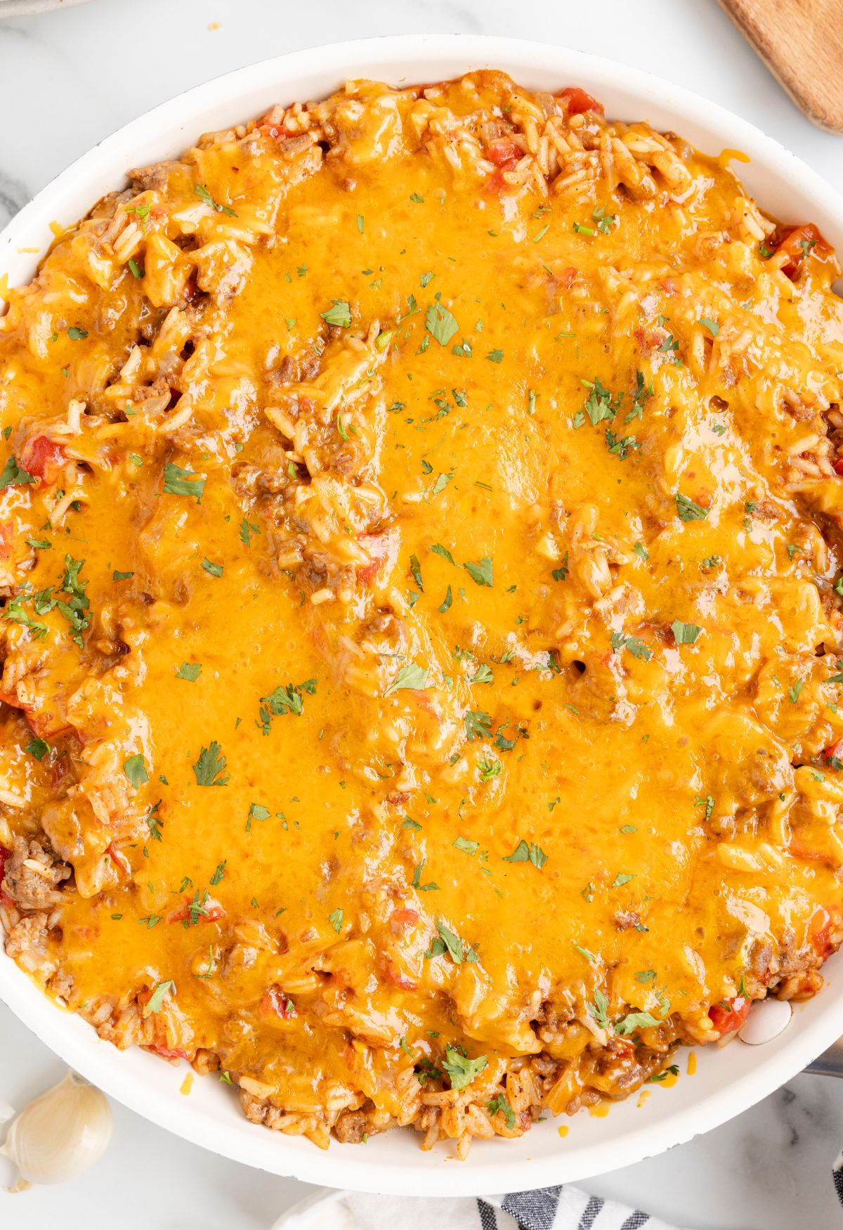 One Pot Cheesy Taco Rice - Together as Family