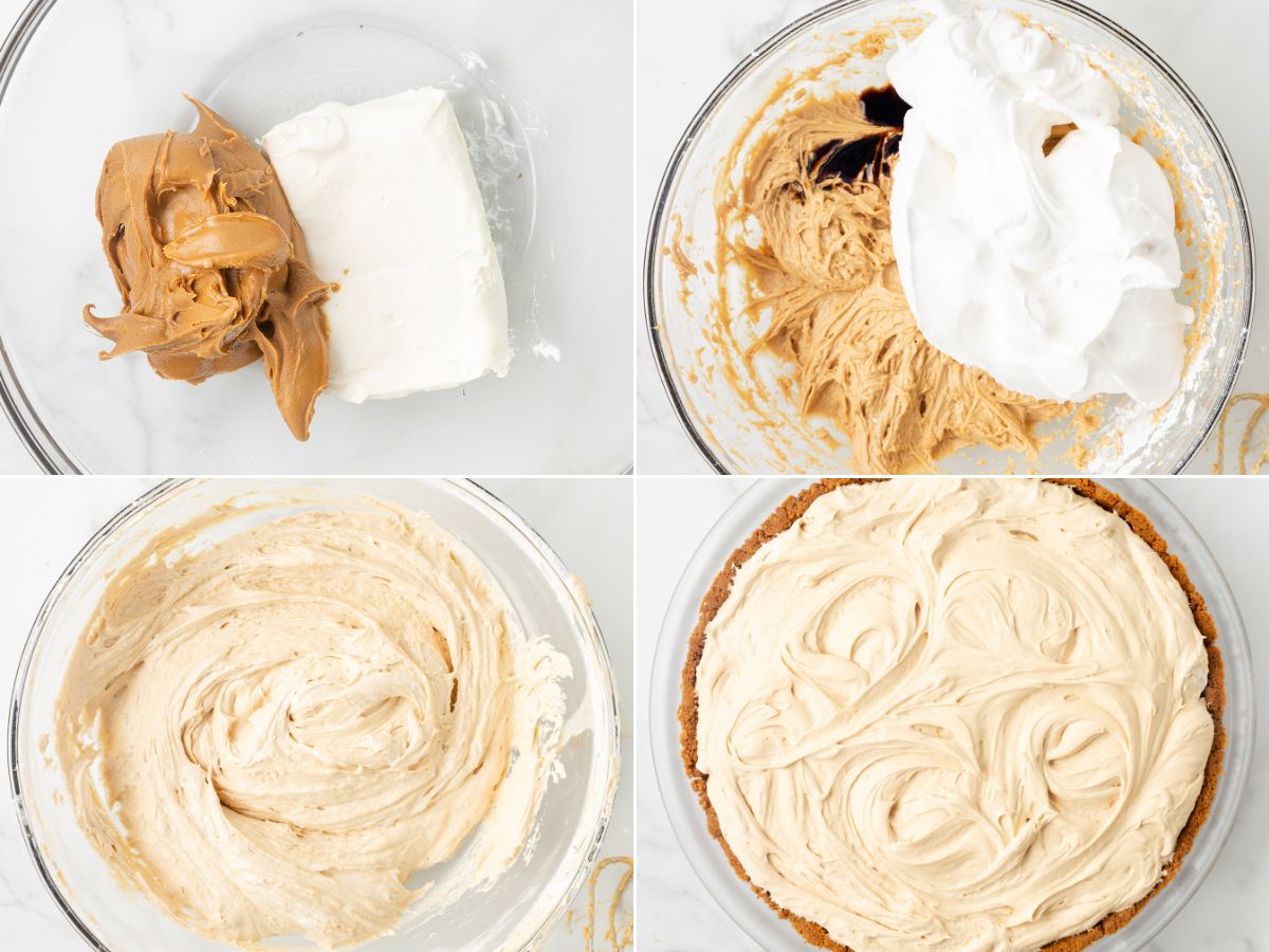 No Bake Cookie Butter Pie (Biscoff Cream Pie with Speculoos) - Together ...