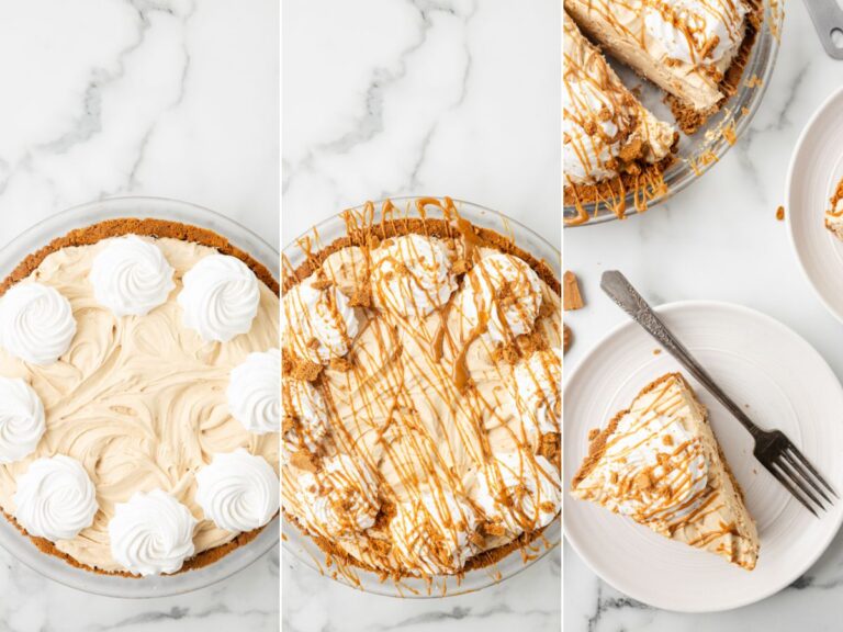 No Bake Cookie Butter Pie (Biscoff Cream Pie with Speculoos) - Together ...