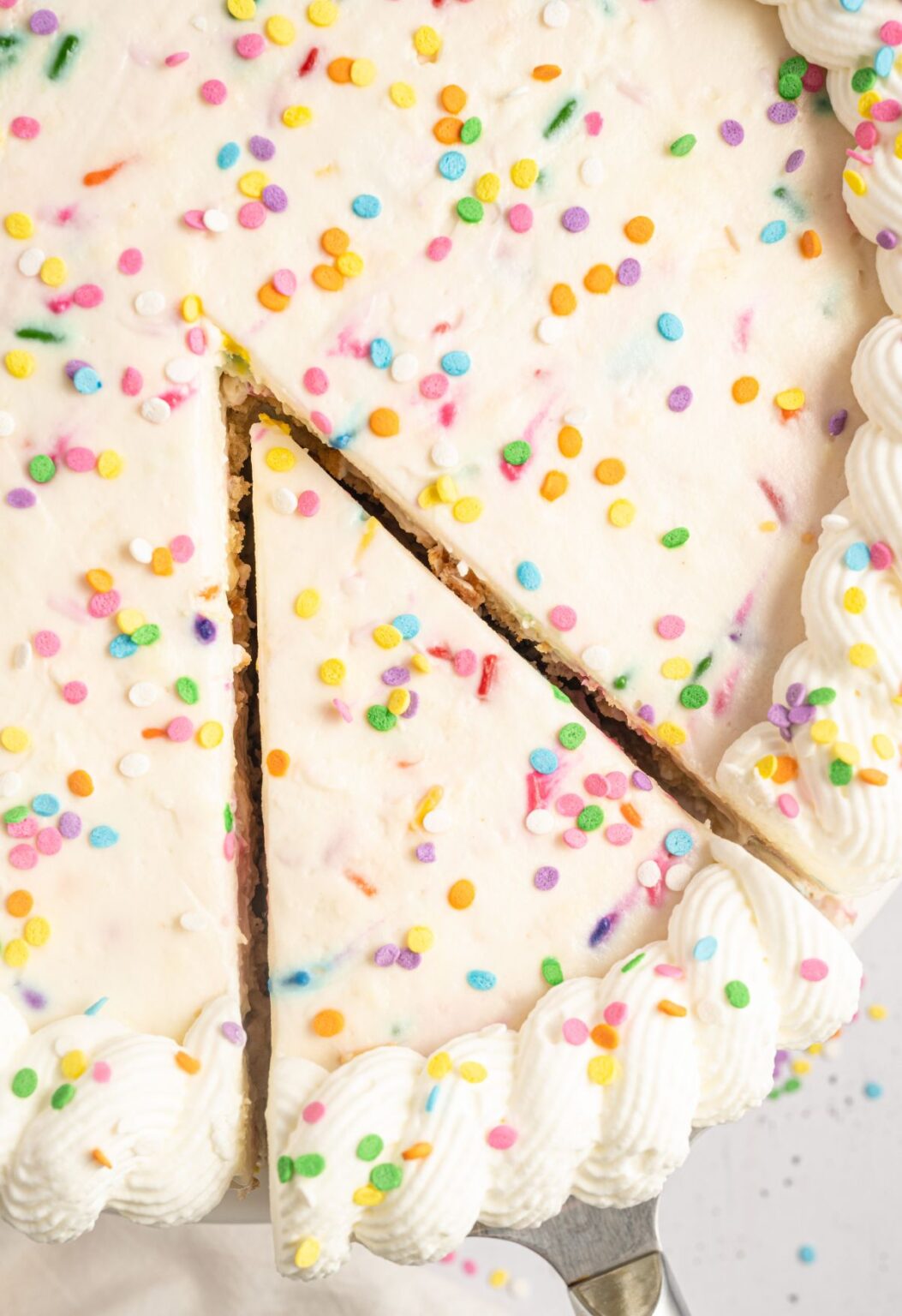 No Bake Funfetti Icebox Cake - Together as Family