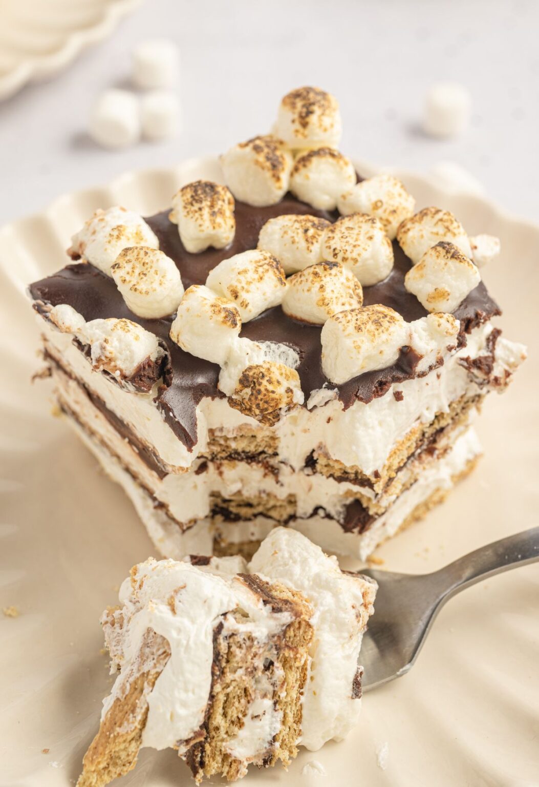 No Bake S'mores Icebox Cake - Together as Family