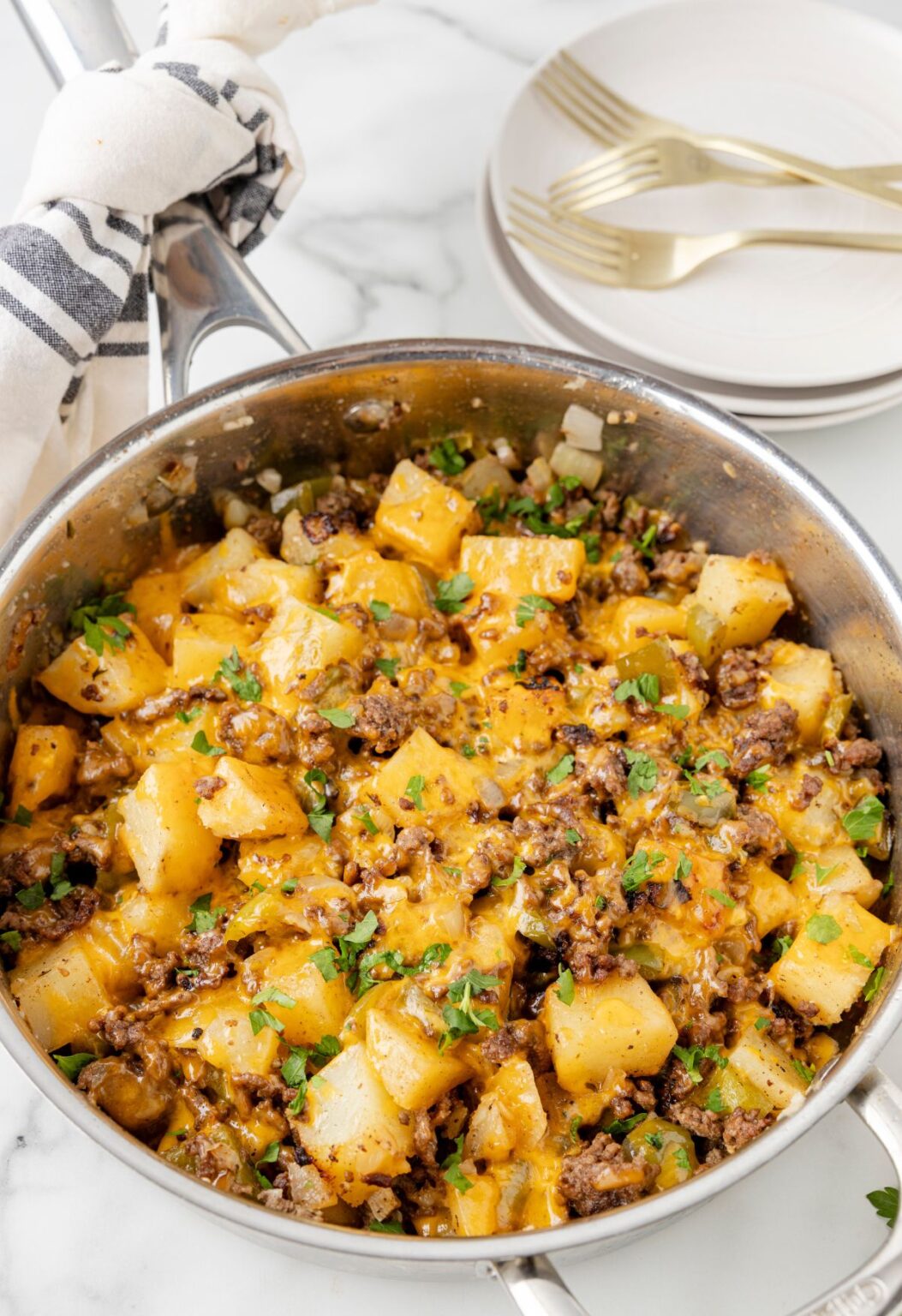 Beef and Potatoes Skillet - Together as Family