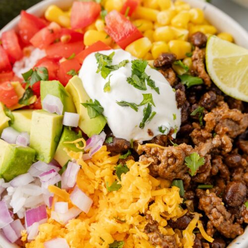 Quick & Easy Taco Bowls - Together as Family