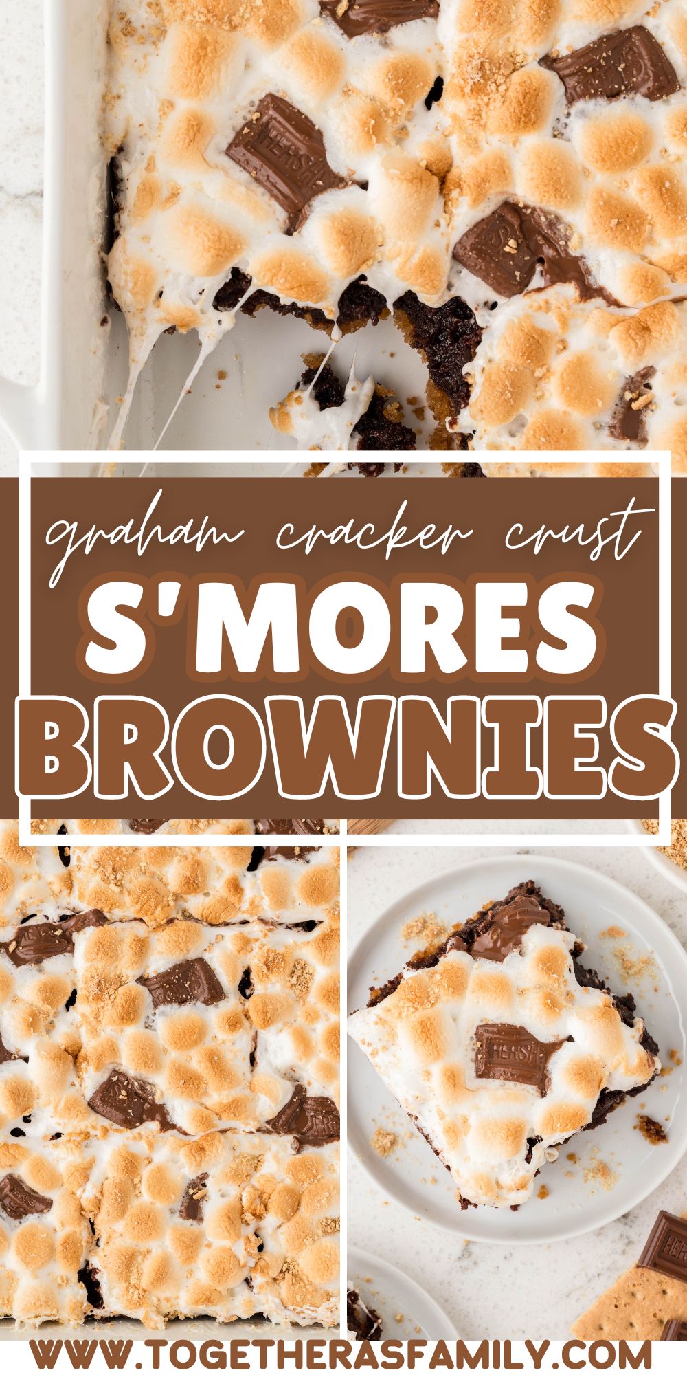 Easy Gooey S'mores Brownies Recipe - Together as Family