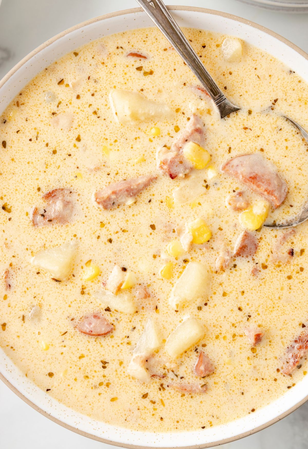 Instant Pot Potato Corn Chowder - Together as Family