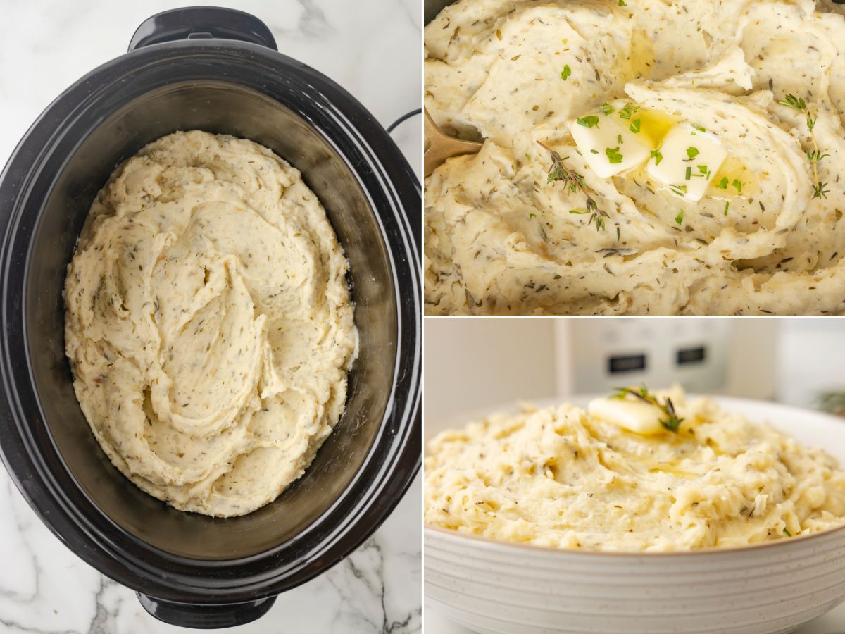 Crockpot Mashed Potatoes - Together as Family