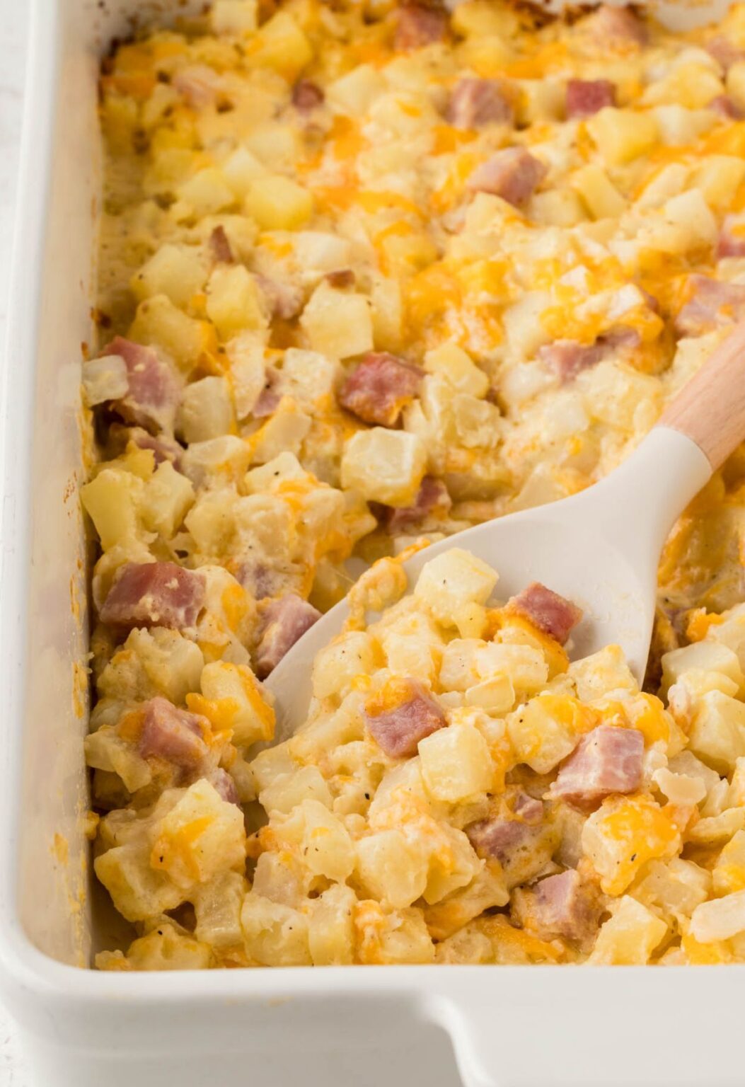 Cheesy Ham and Potato Casserole Recipe - Together as Family
