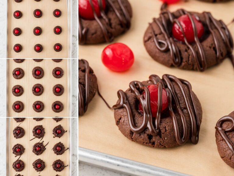 Chocolate Cherry Cookies - Together as Family