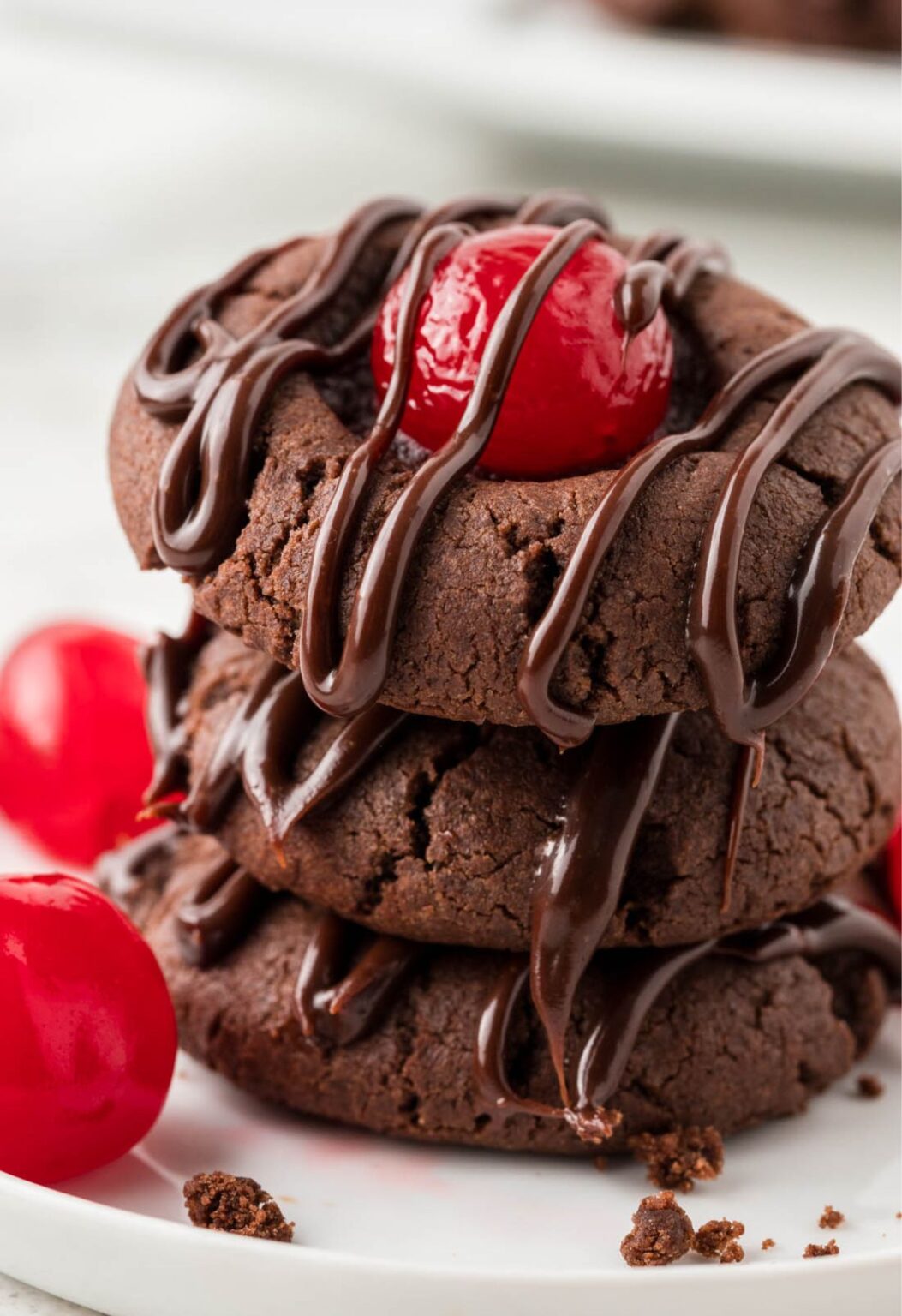 Chocolate Cherry Cookies - Together as Family