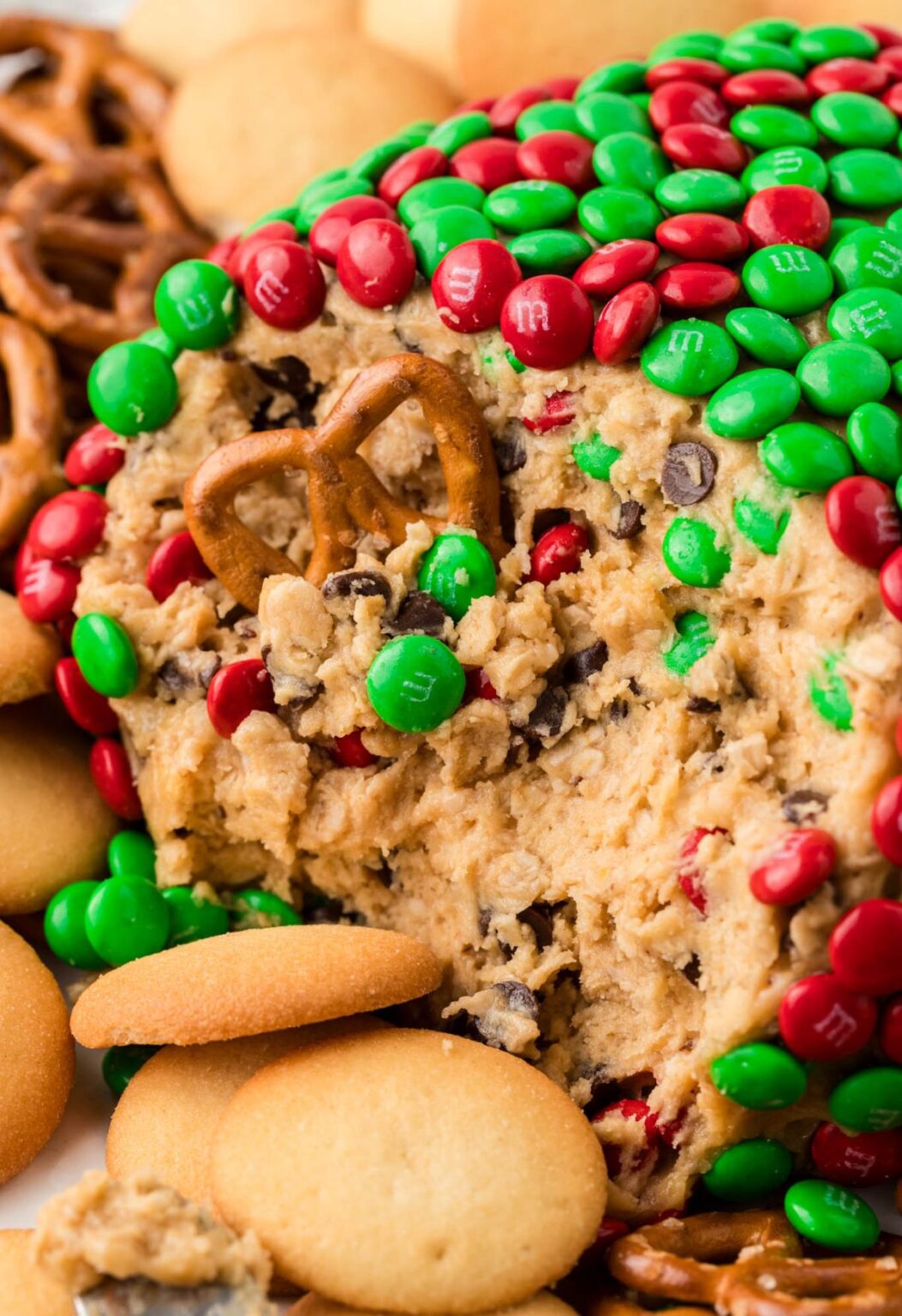 Christmas Cookie Dough Cheeseball - Together as Family