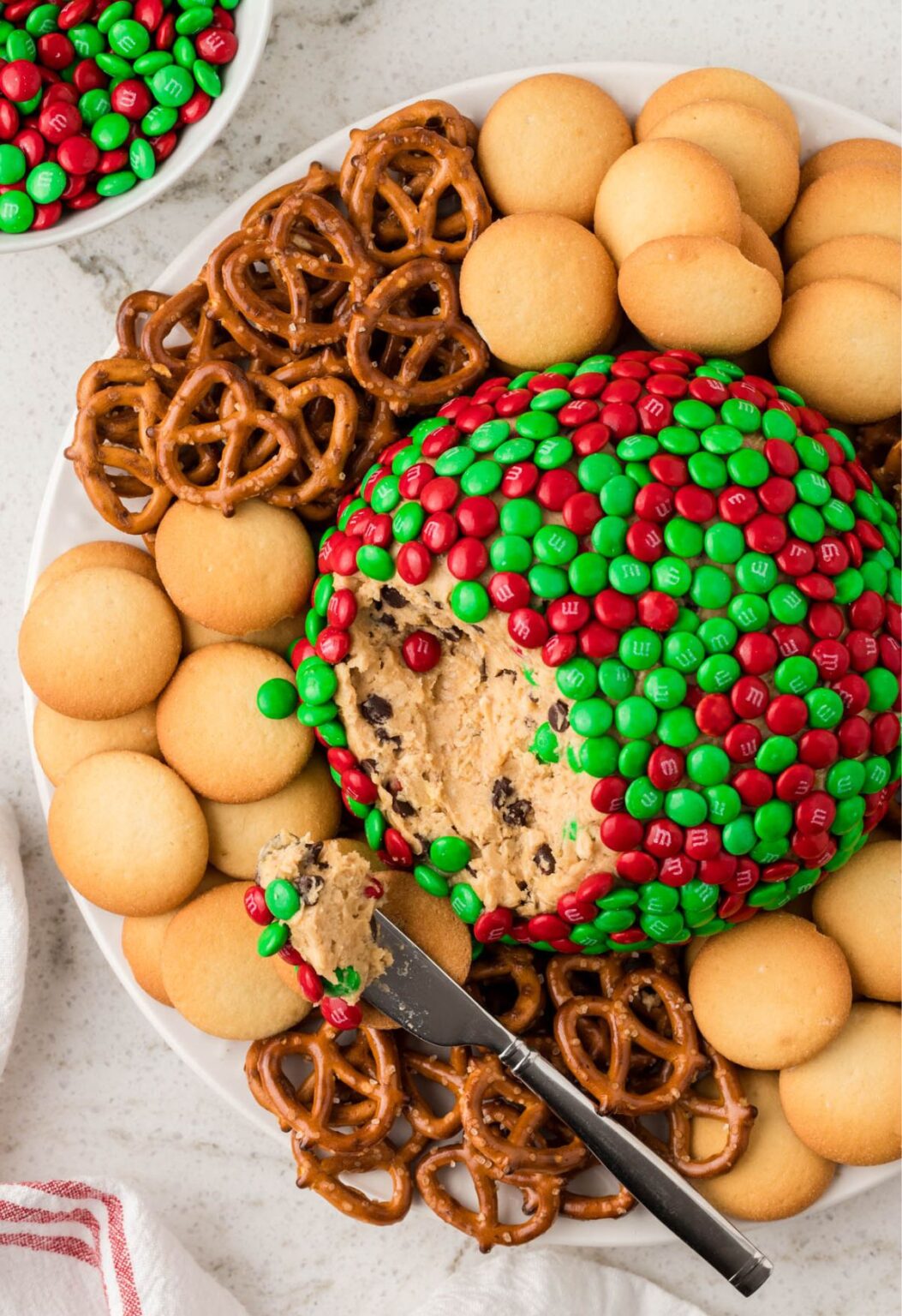 Christmas Cookie Dough Cheeseball - Together as Family