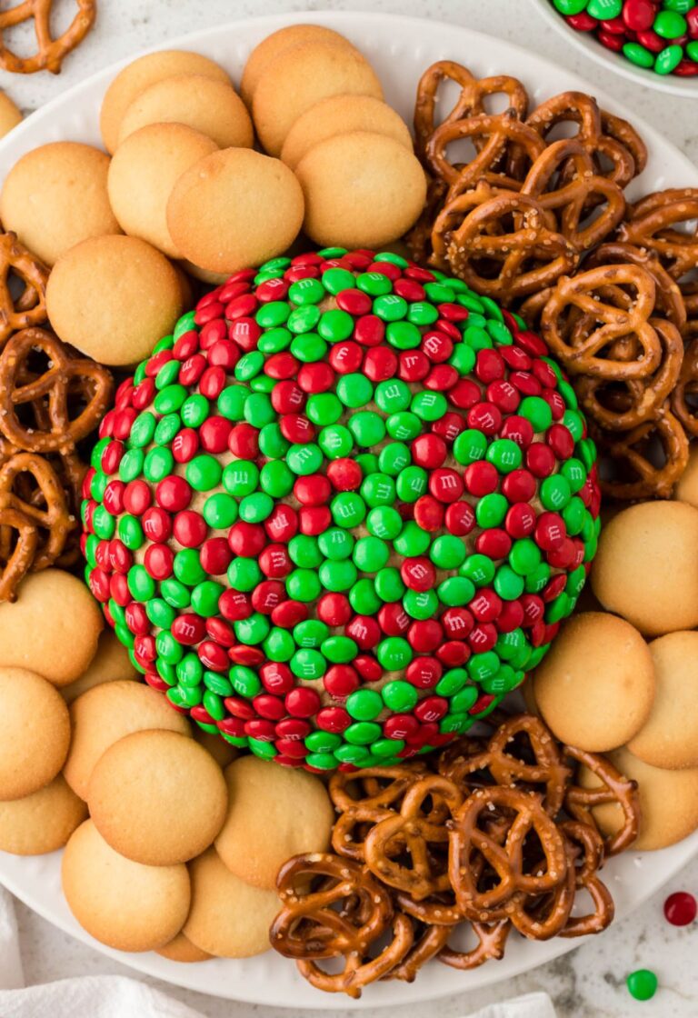 Christmas Cookie Dough Cheeseball - Together as Family