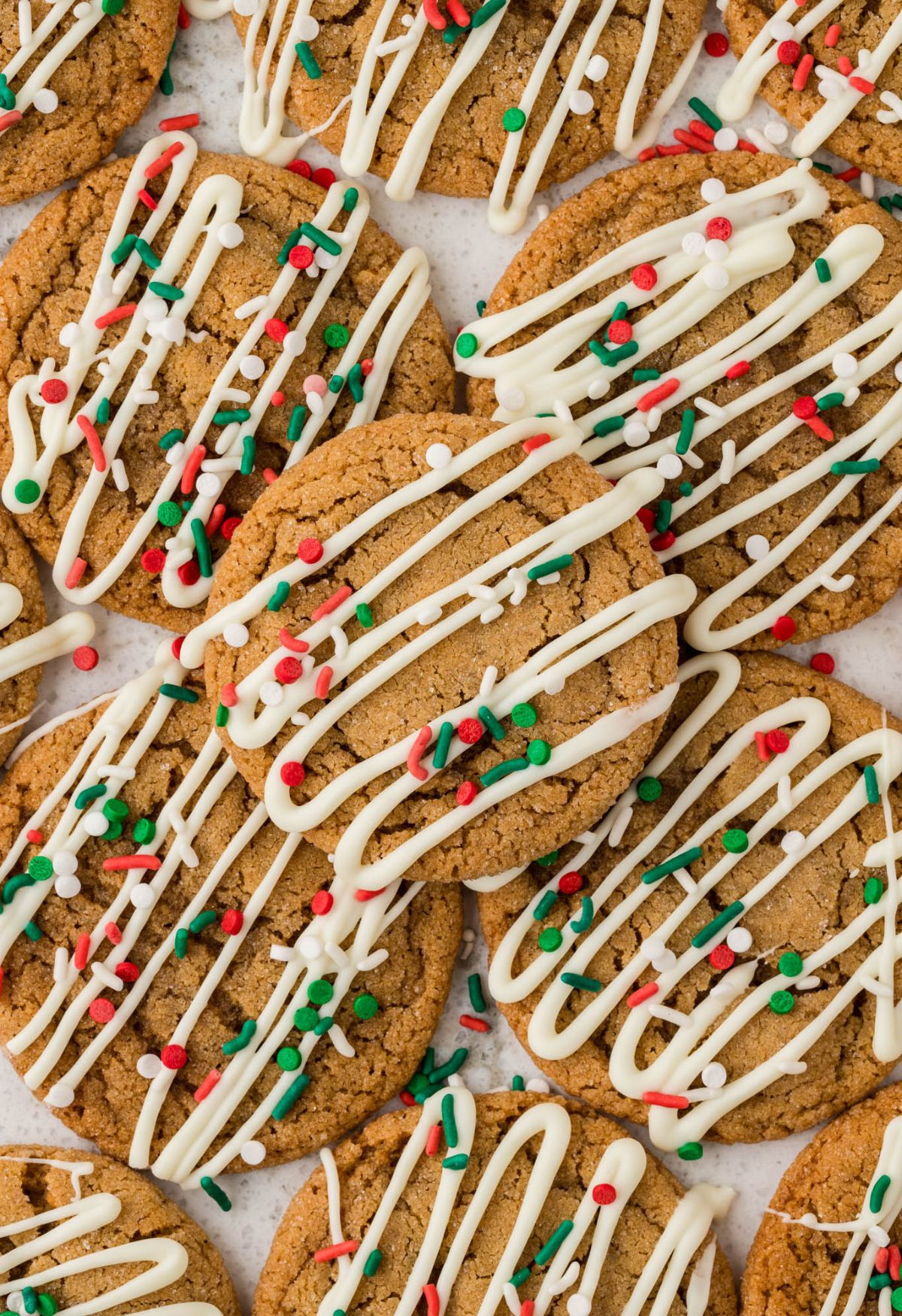 Christmas Gingerdoodle Cookies - Together as Family
