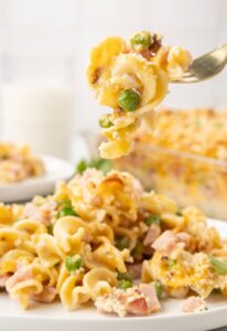 Cheesy Ham Noodle Casserole - Together as Family