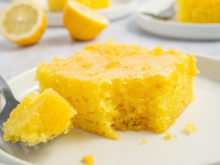 Quick EASY Lemon Jello Cake - Together as Family