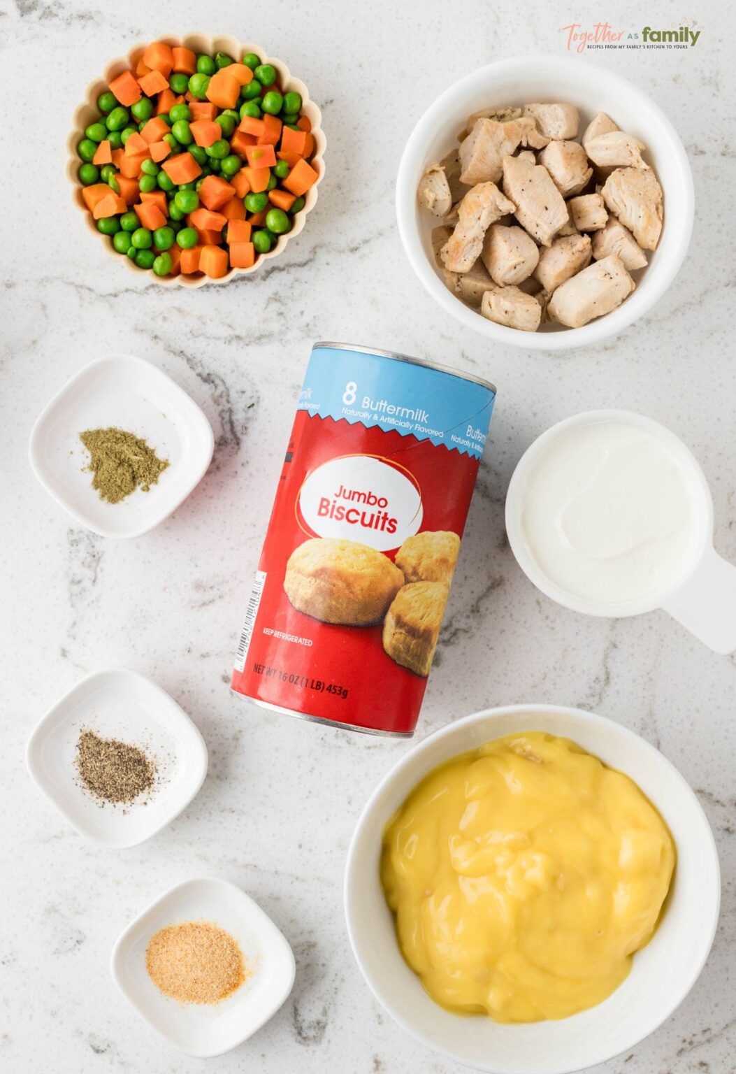 EASY Mini Chicken Pot Pies (Made In A Muffin Tin) - Together as Family