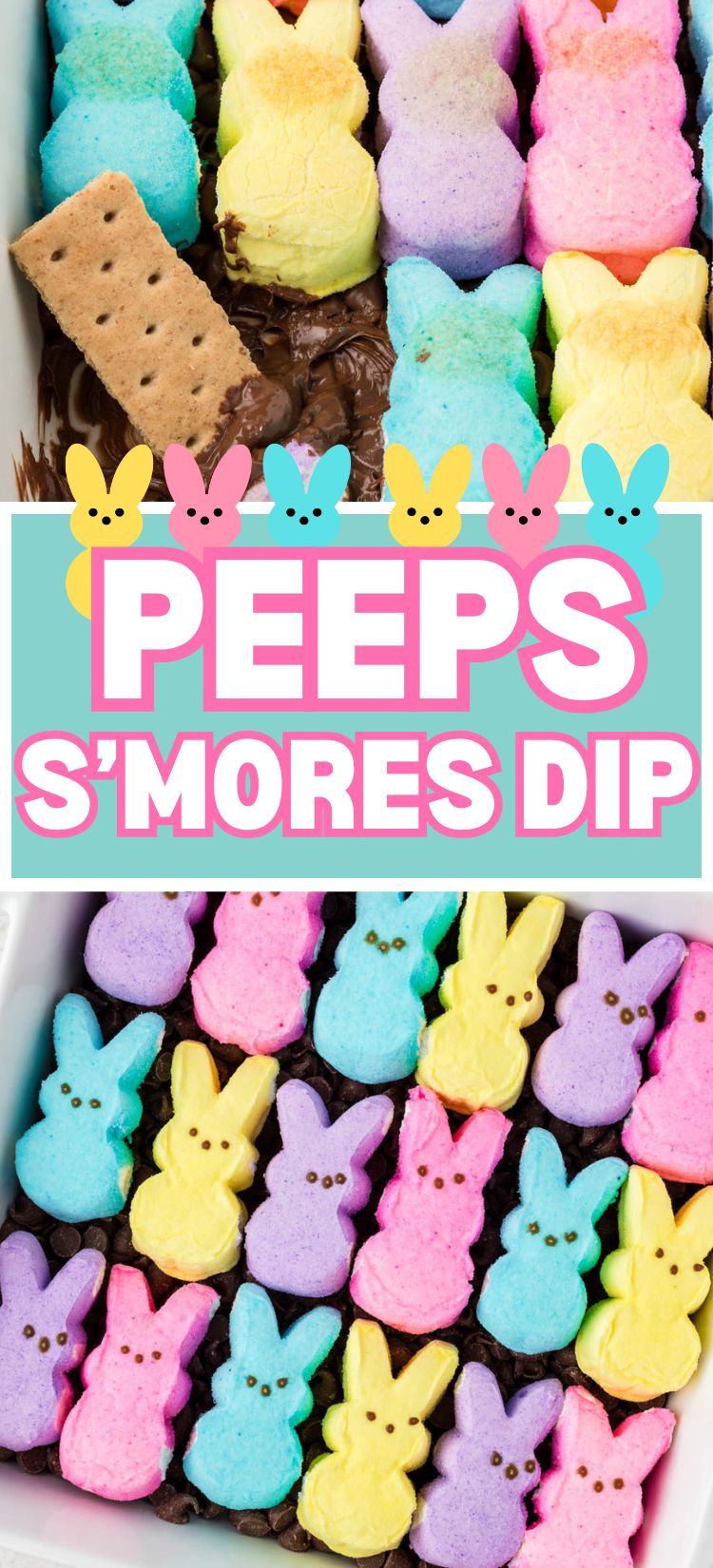 Easter Peeps S'mores Dip - Together as Family