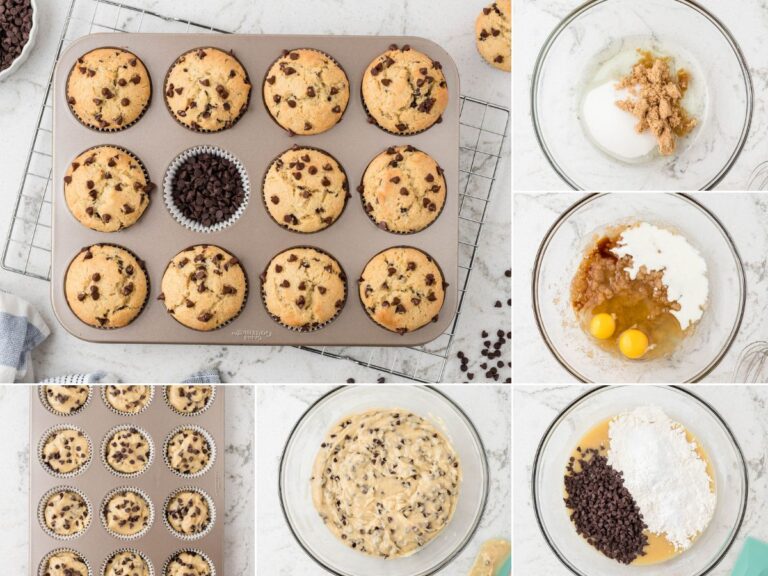 Chocolate Chip Cookie Muffins - Together as Family
