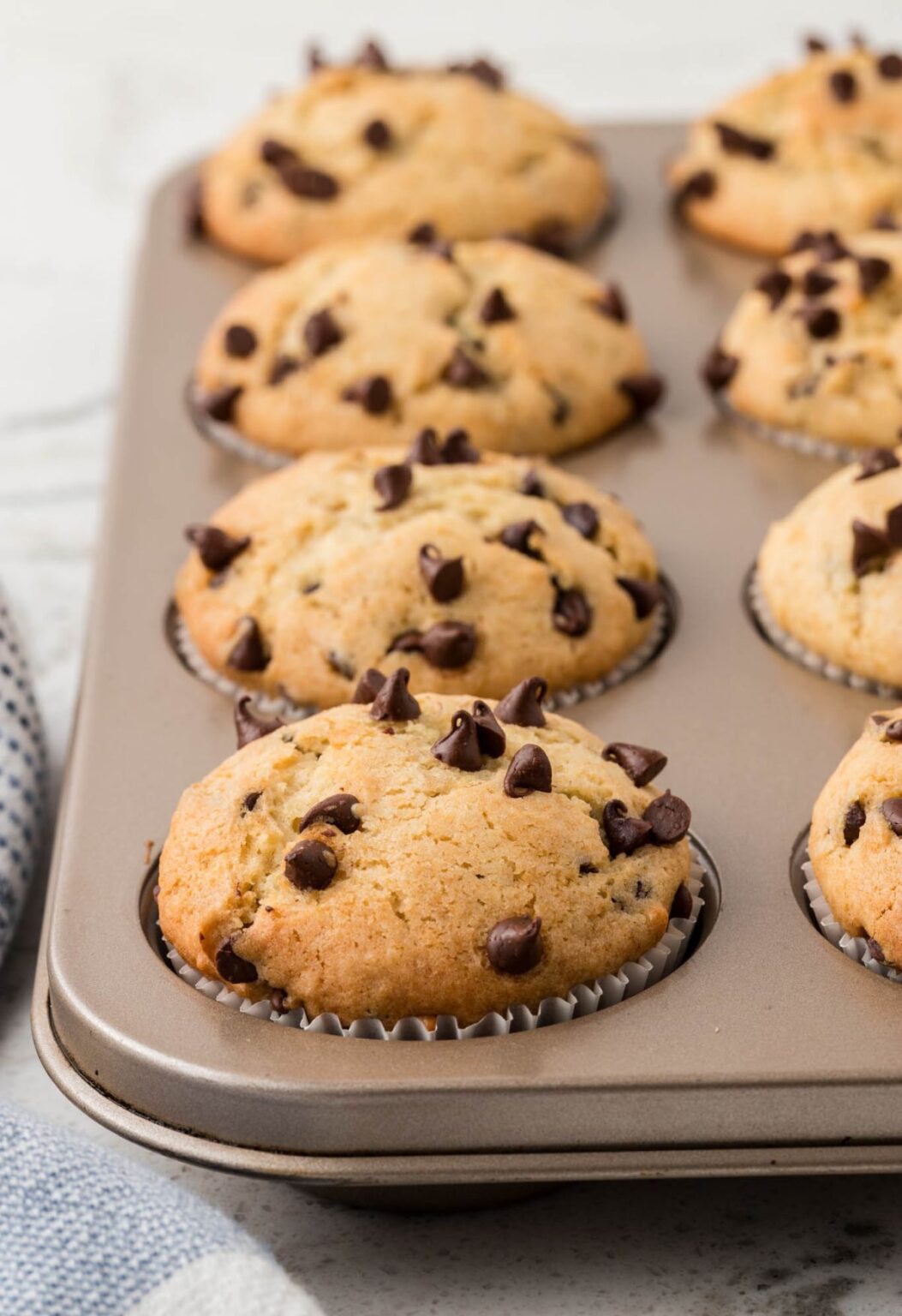 Chocolate Chip Cookie Muffins - Together as Family