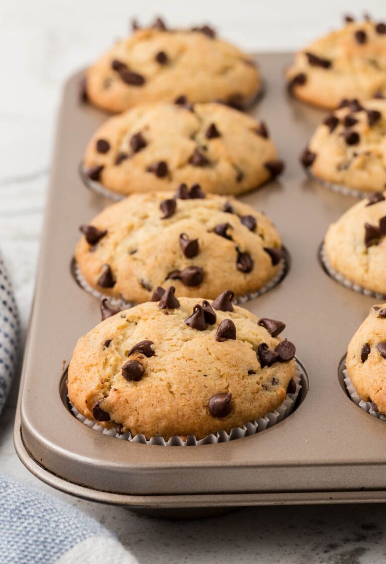 Chocolate Chip Cookie Muffins - Together as Family