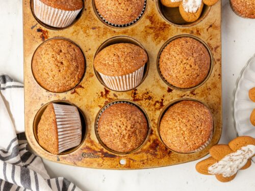 Bakery Style Spiced Gingerbread Muffins - Together as Family