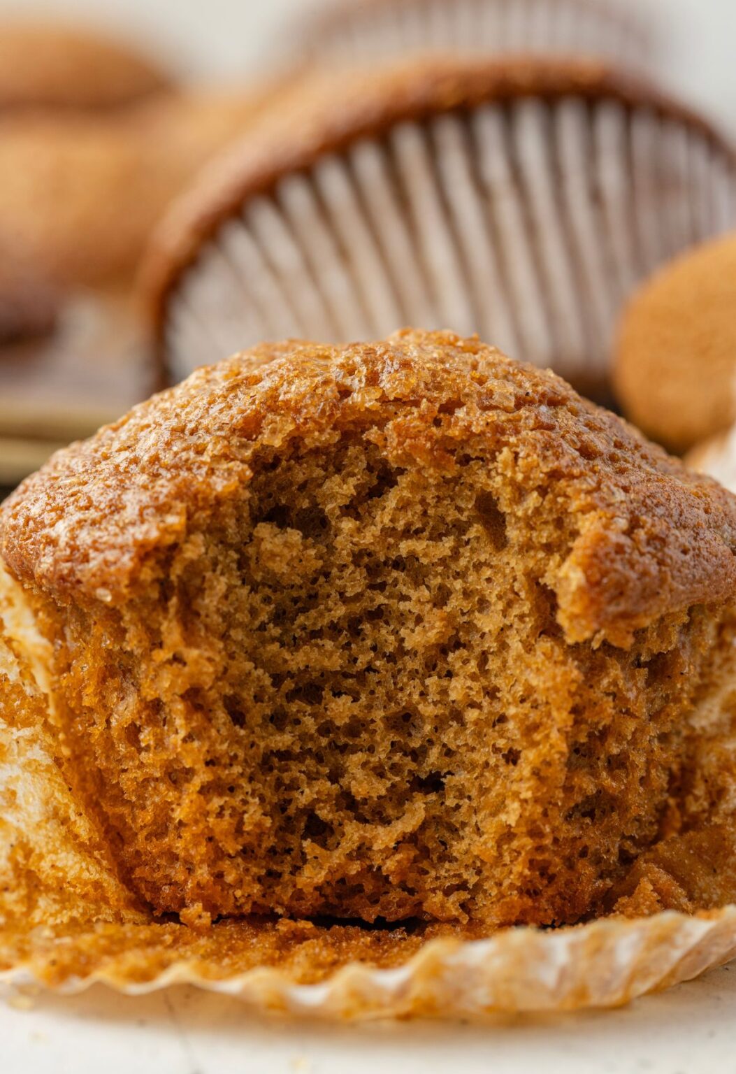Bakery Style Spiced Gingerbread Muffins - Together as Family