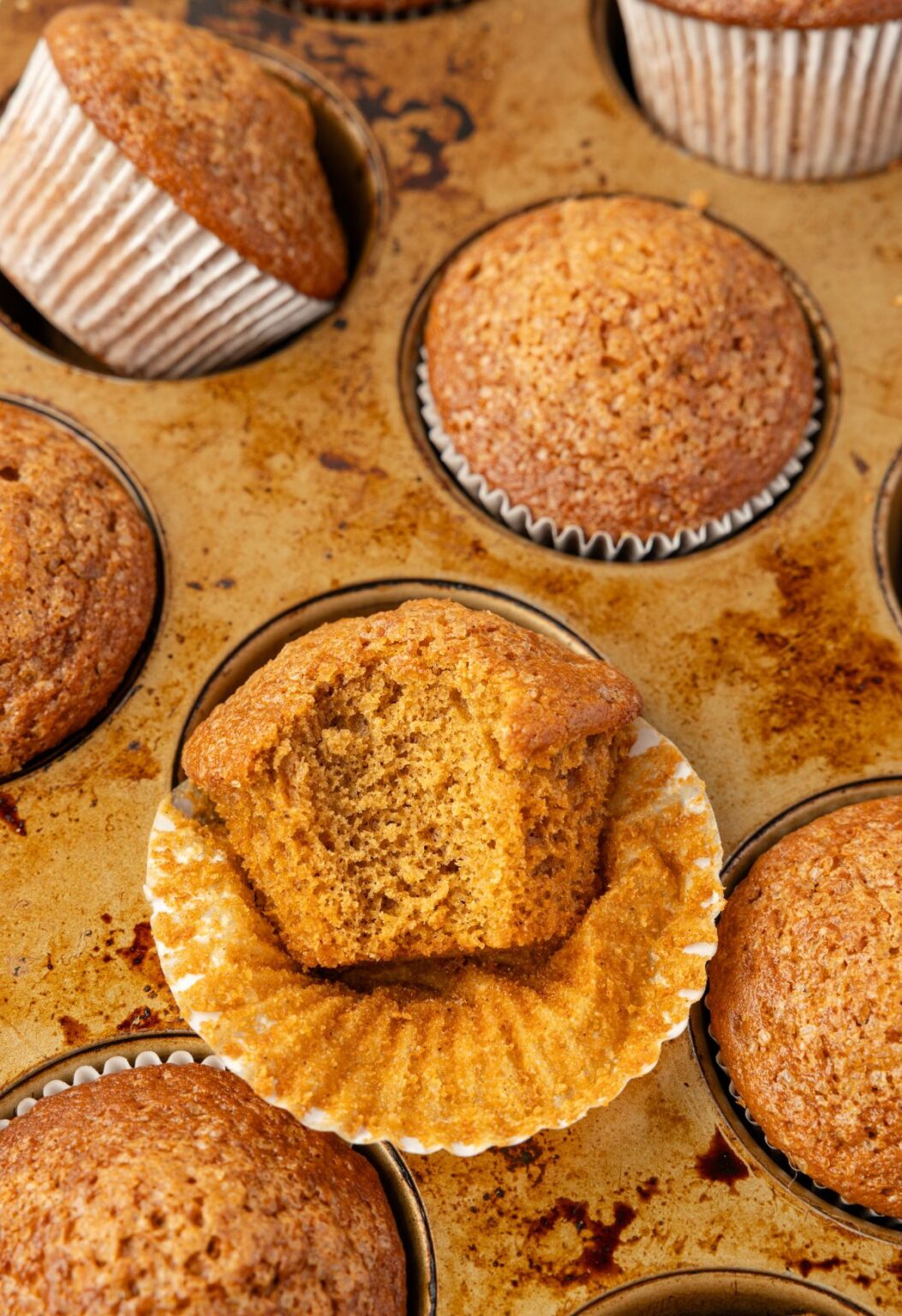 Bakery Style Spiced Gingerbread Muffins - Together as Family