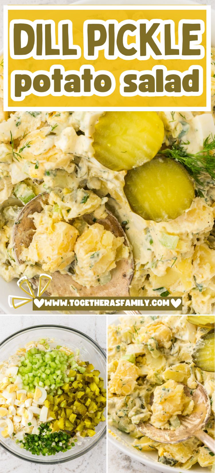 Dill Pickle Potato Salad - Together as Family