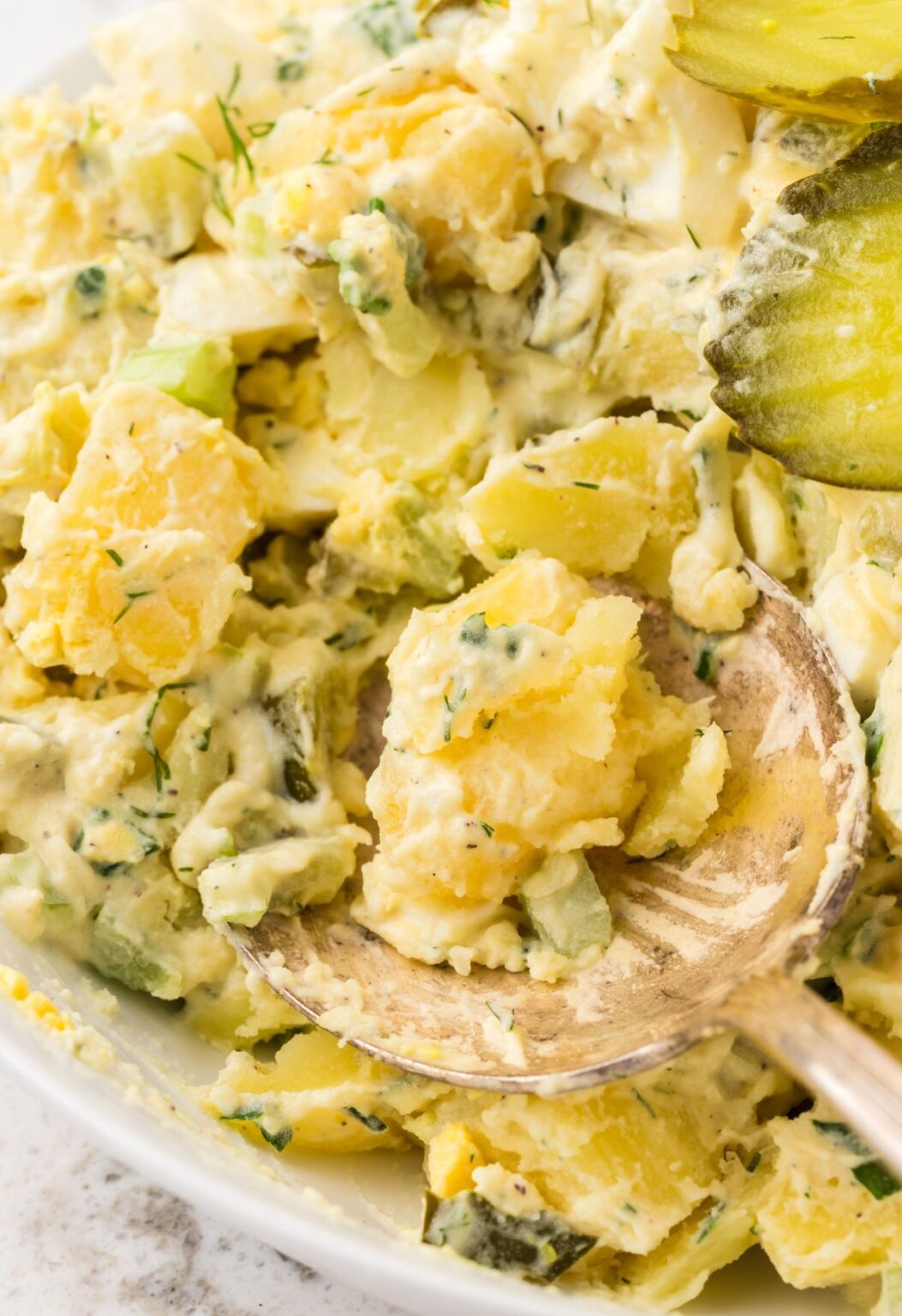 Dill Pickle Potato Salad - Together as Family